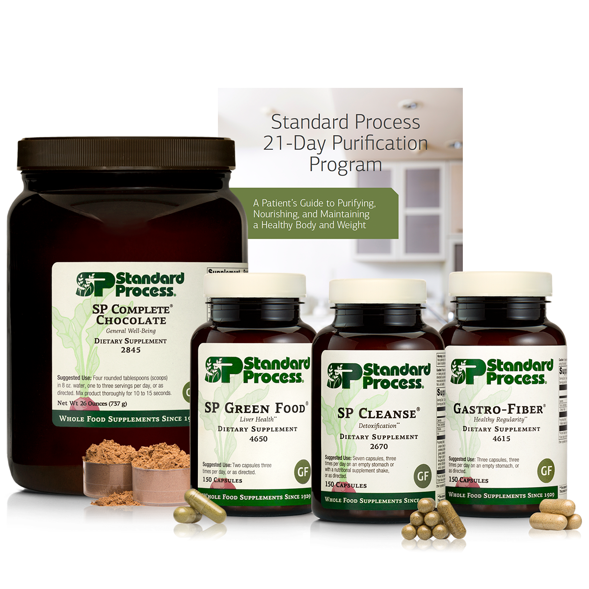 Purification Product Kit with SP Complete Chocolate and Gastro-Fiber ...